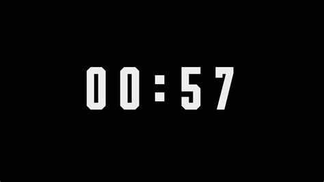 1 minute countdown timer flat design, 1 minute timer, countdown timer ...