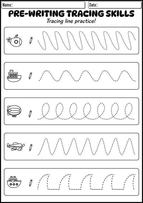 16 Pre Writing Worksheets For Preschool - Free PDF at worksheeto.com ...