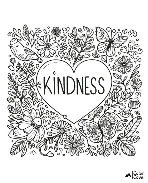 17 Free Kindness Coloring Pages – The Color Cove - Auto News