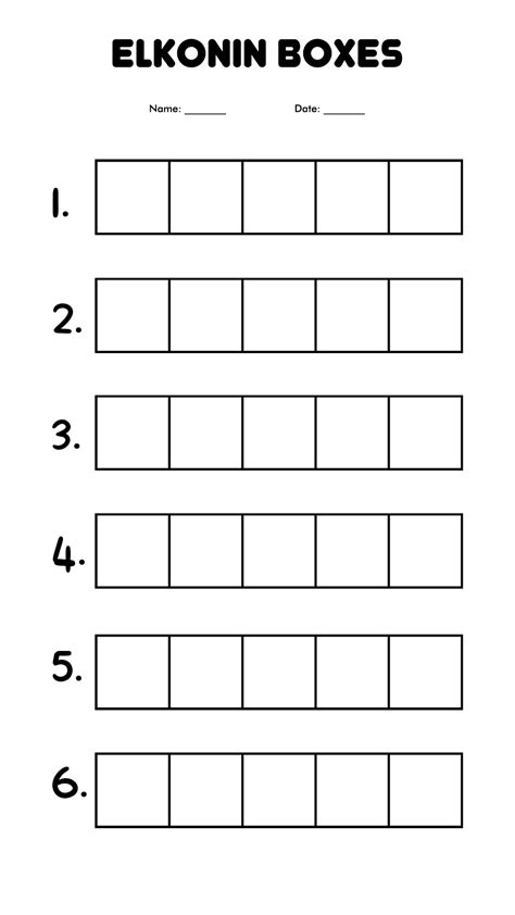 19 Elkonin Box Worksheets Kindergarten - Free PDF at worksheeto.com ...