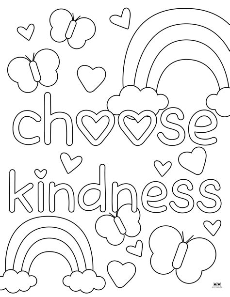 20+ Free Kindness Coloring Pages - Free Printable PDF & Online Coloring ...