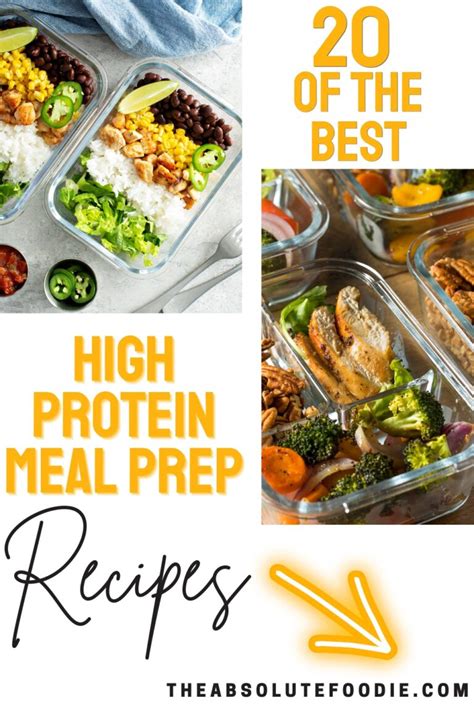 20 High Protein Meal Prep Recipes - The Absolute Foodie - Auto News