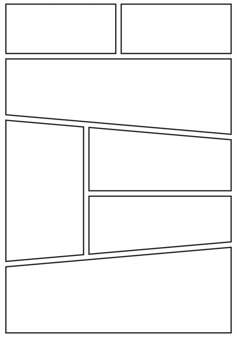 7 Best Images of Printable Blank Comic Strip Frames - Comic Strip ...