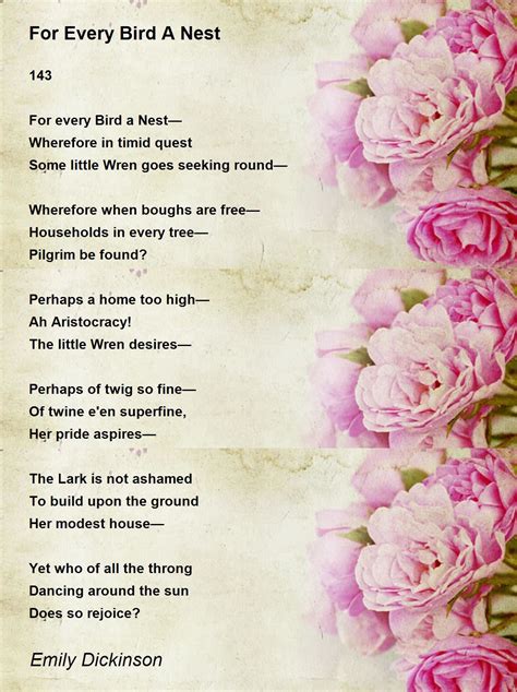 A Bird Poem By Emily Dickinson at Jean Polk blog - Auto News