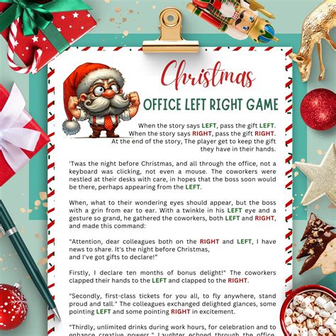 Christmas left right game work christmas games office christmas party ...