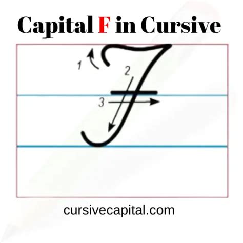 Cursive F – How to Write a capital F in Cursive - Auto News