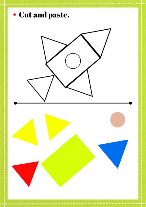 Cut and paste worksheets (2) for toddlers… activity worksheets for kids ...