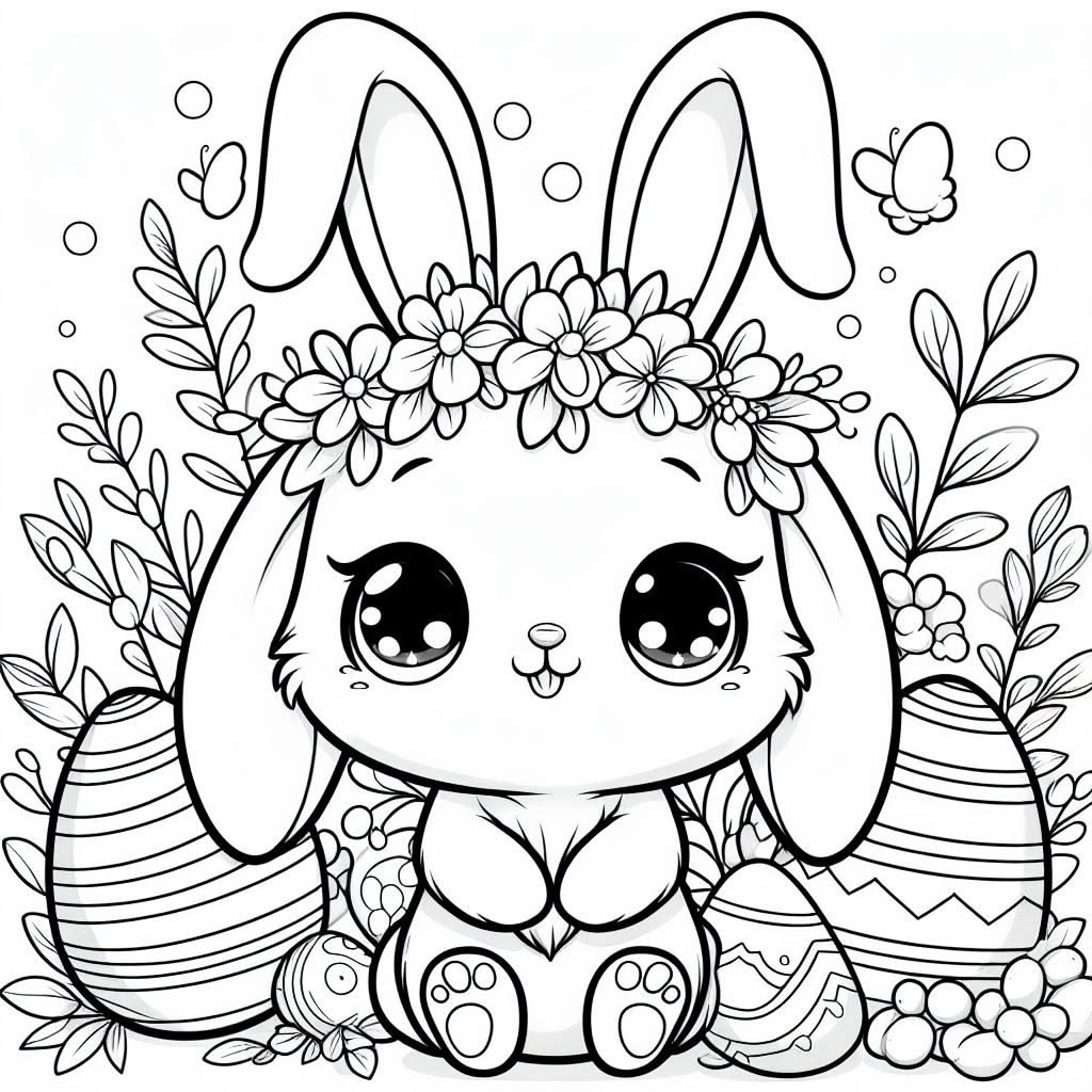Cute Easter Coloring Pages - Auto News