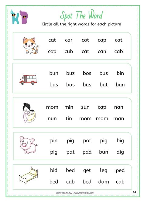 Cvc Words Worksheet Phonics Worksheets: CVC Words - Auto News