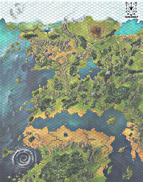 Golarion - Inner Sea World Map in PNG Format W/ Numbered Hexes ...