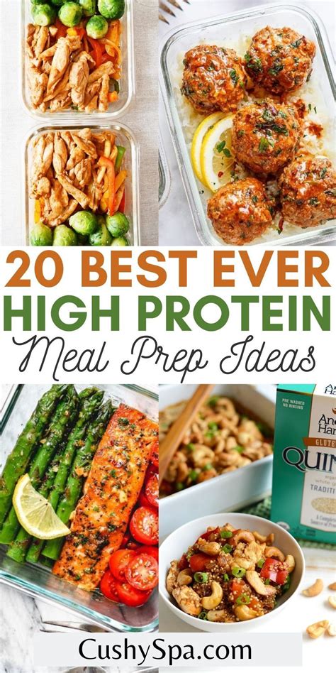 High Protein Meal Ideas High Protein Meal Prep Ideas ⋆ 100 Days Of ...