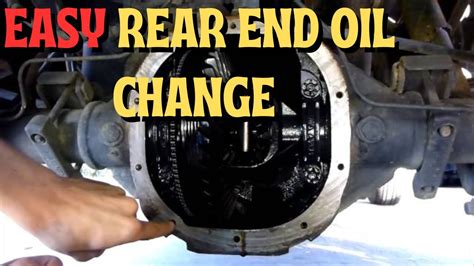 How to Replace Rear Differential Fluid for Better Vehicle Performance ...