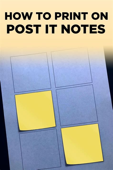 How to Print on Post-it Notes - I Heart Planners | Post it notes ...