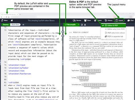 How to use the Overleaf layout menu - Overleaf, Online-LaTeX-Editor ...