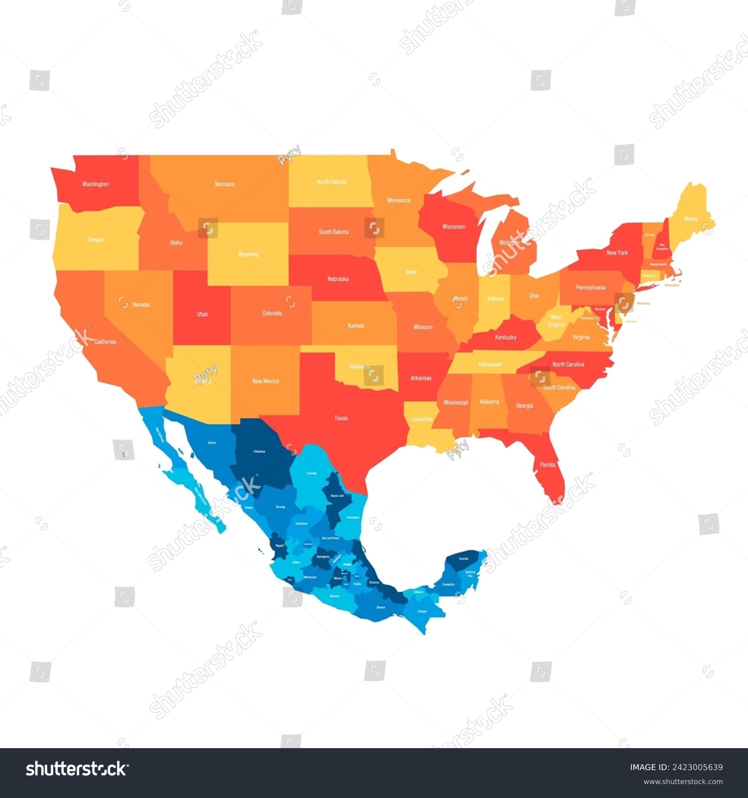 Mexico Map Labeled - Auto News