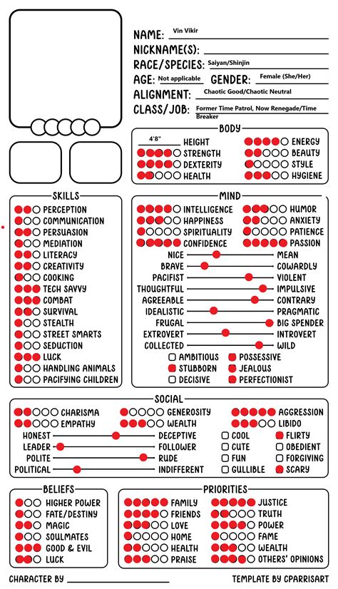 OC character sheets! | Fandom - Auto News