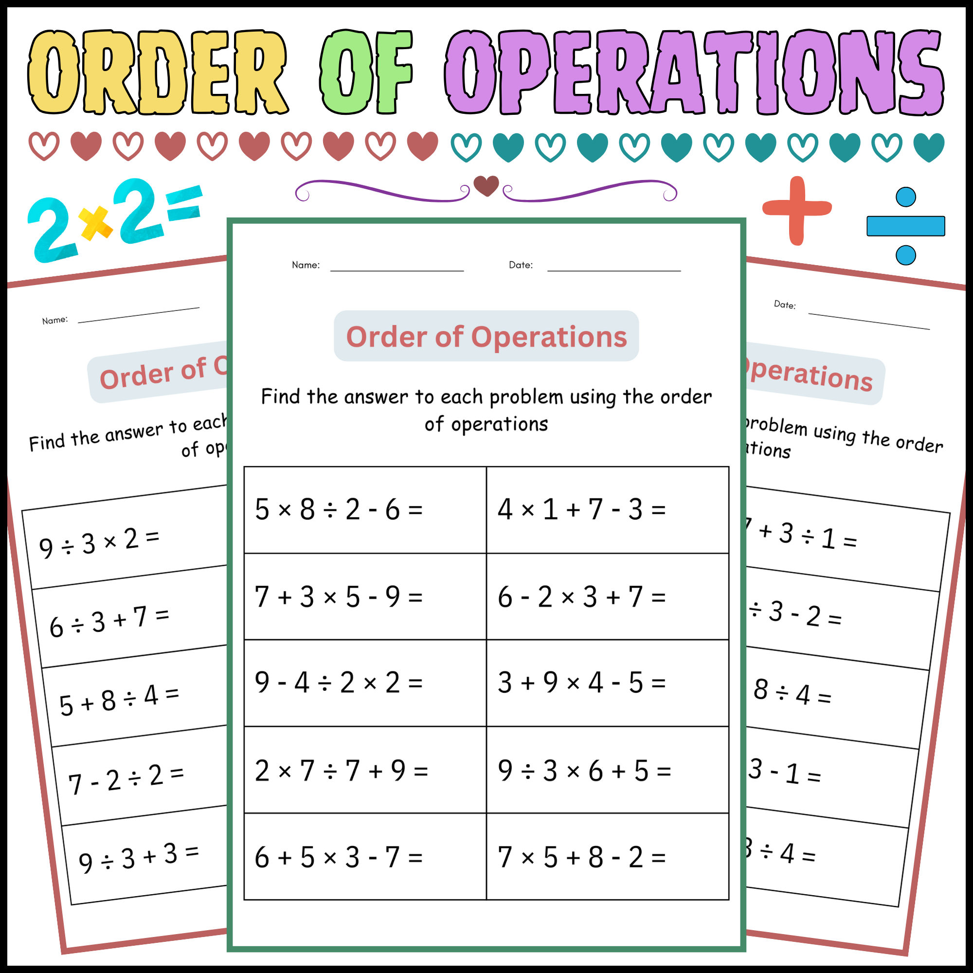 Operations and Their Inverses Poster - Auto News
