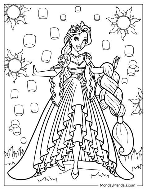 Princess Coloring Worksheets Princess Coloring Pages | Free, Printable ...