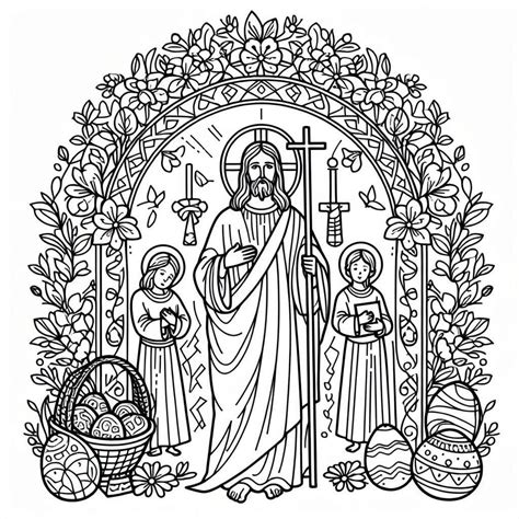Print Religious Easter coloring page - Download, Print or Color Online ...