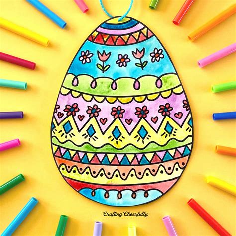 Printable Easter Eggs Already Colored Printable World Holidayprintable ...