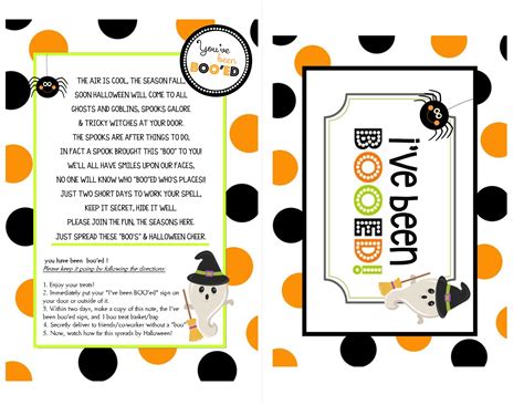 Printable Ive Been Booed - Printable Board Games - Auto News