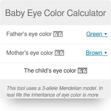 Punnett Square Eye Colour Calculator For Pas - Infoupdate.org - Auto News
