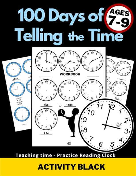 Time Worksheets Five Minute 100 Days Of Telling The Time Workbook ...