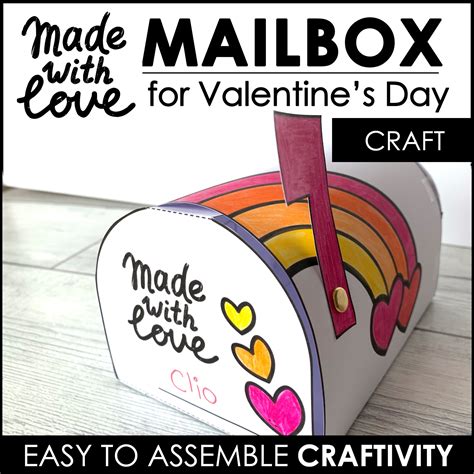 Valentine's Day Mailbox - Printable Valentine's Craft - Auto News