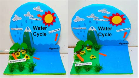Water Cycle 3d Project Water Cycle Model Making DIY Science - Auto News