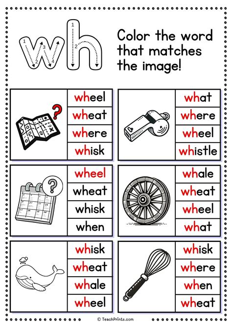 Wh Words Worksheets - Free PDF Printables - Teach Prints - Auto News