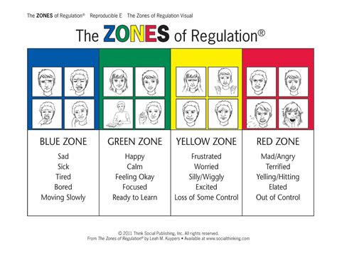 What Do The Zones Of Regulation Look Like - Free Math Worksheet ...